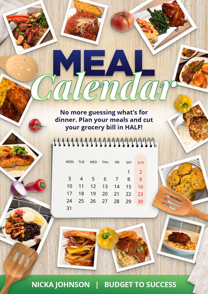 Meal Calendar eBook – Budget to Success